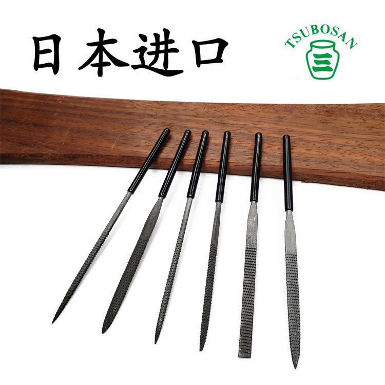 Pot Three Tsubosan File Set - Wood Carving & Grinding Tools
