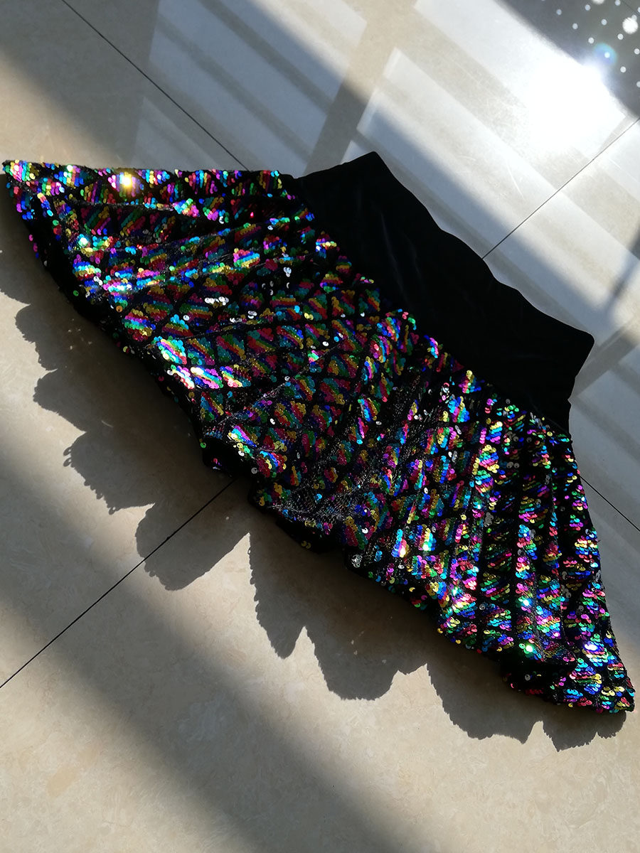 Sailor Dancer Square Dance Gymnastics Modern Dance Skirt - Pleated Half ...