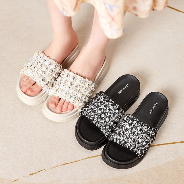 Yierkan Xiaoxiangfeng slippers for women 2024 summer new style outer ...