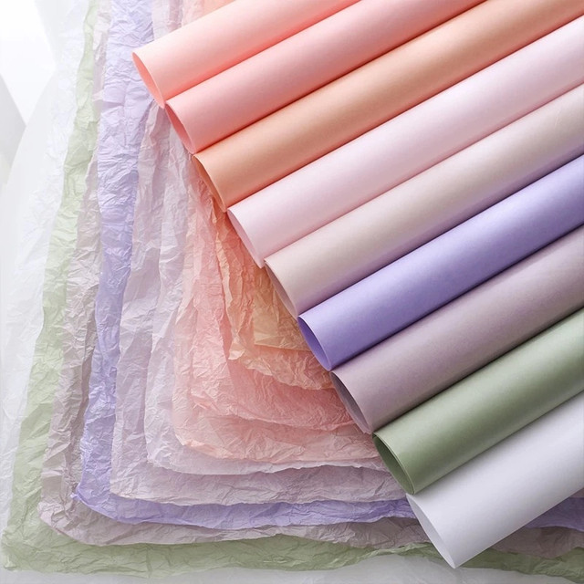 Korean pear paper hand-kneaded paper diy gift lining paper kindergarten ...