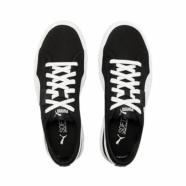 PUMA Puma canvas shoes men's shoes women's shoes summer new black and ...