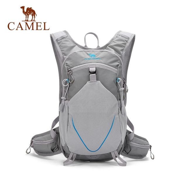 Camel Backpack Hiking Sports Schoolbag Male and Female College Students Cross-country Running ...