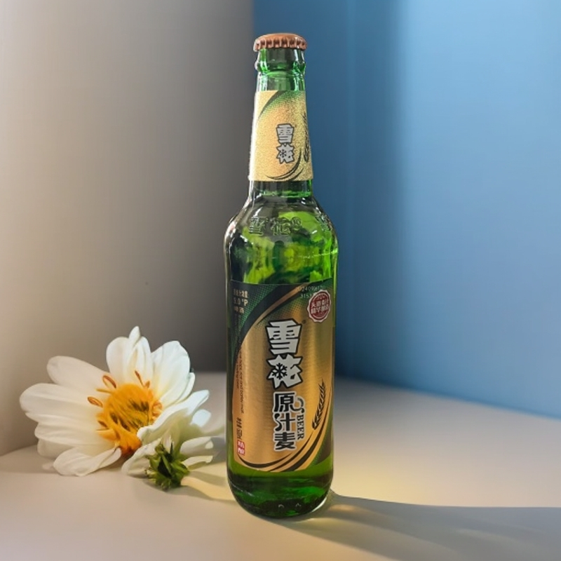 Snowflake original wheat beer 500ml*6 bottles of domestic authentic ...