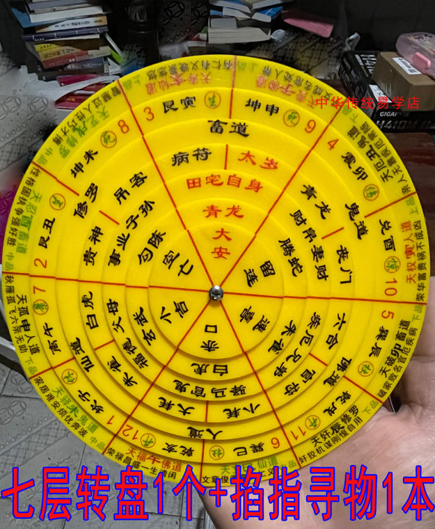 Jiang Chunyi Xiao Liu Ren 7-layer hand tray Zhuge Liang Qi Men Ma Qian ...