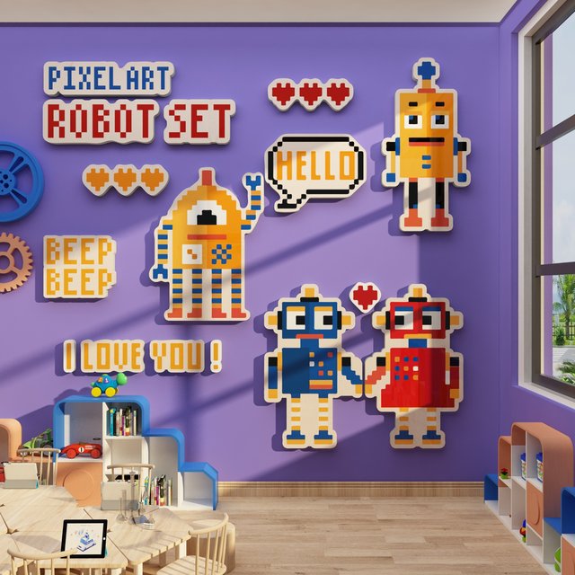Kindergarten robot programming classroom layout scientific discovery ...