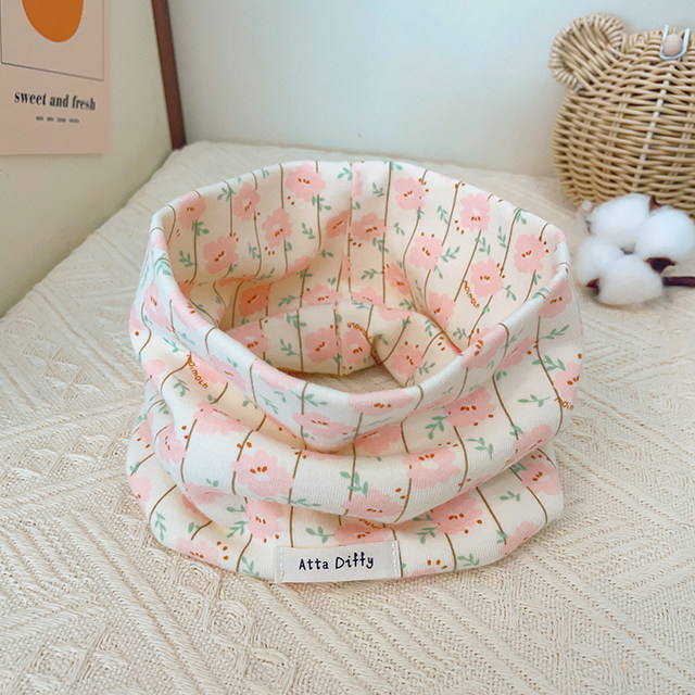 Baby neck gaiter autumn and winter children's neck gaiter pure cotton ...