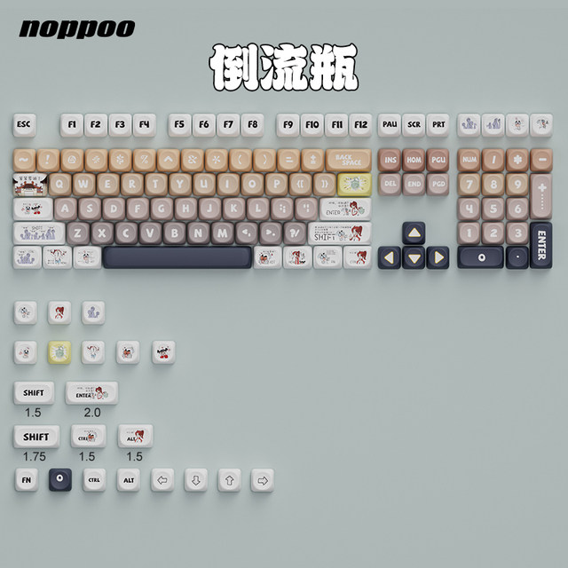 NOPPOO Nor Pu Huan Sheng keycap Flowing bottle MOA High Catronm Key ...