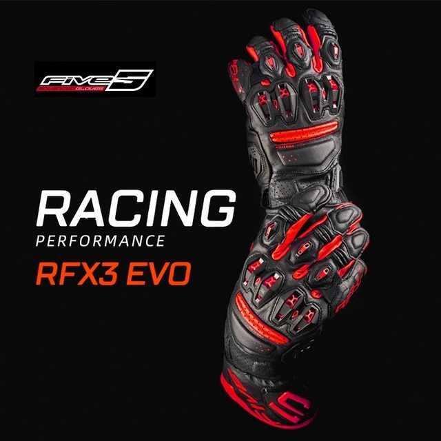 French FIVE RFX3 EVO road racing motorcycle professional riding motorcycle rider gloves genuine ...