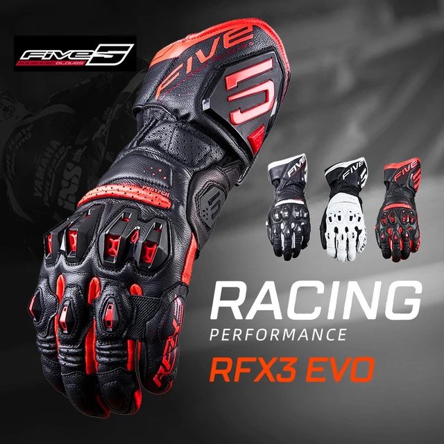 French FIVE RFX3 EVO road racing motorcycle professional riding motorcycle rider gloves genuine ...