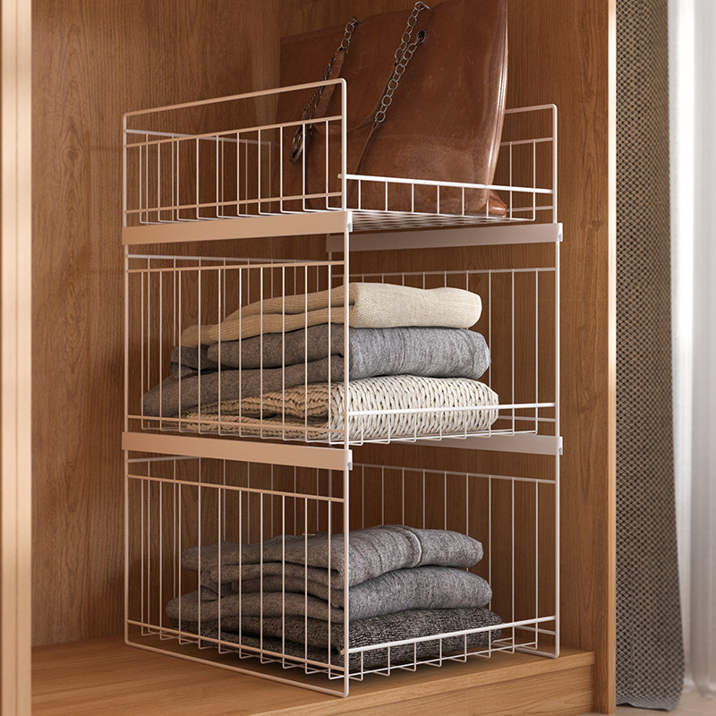 Wardrobe Drawer Storage Partition - Free Combination Layered Shelf Rack