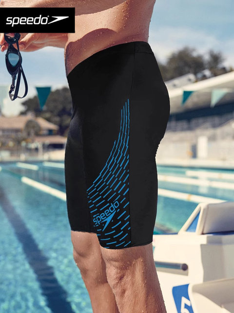 Speedo swimming trunks for men's new knee-length swimming trunks ...