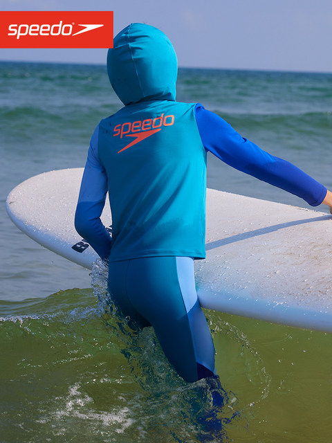 Speedo Kidsren's Swimsuit Split Boys' Long-Sleeved Pants Haohai 2.0 ...