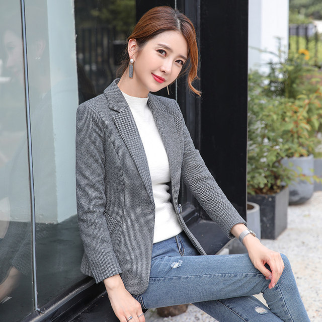 Small Mao Mao Woo Woman 2023 Autumn and Winter New Korean Short Slim ...