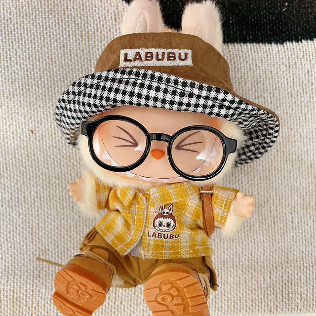 Labubu 17cm sitting party popmart autumn Labubu baby clothes v2 sitting ...