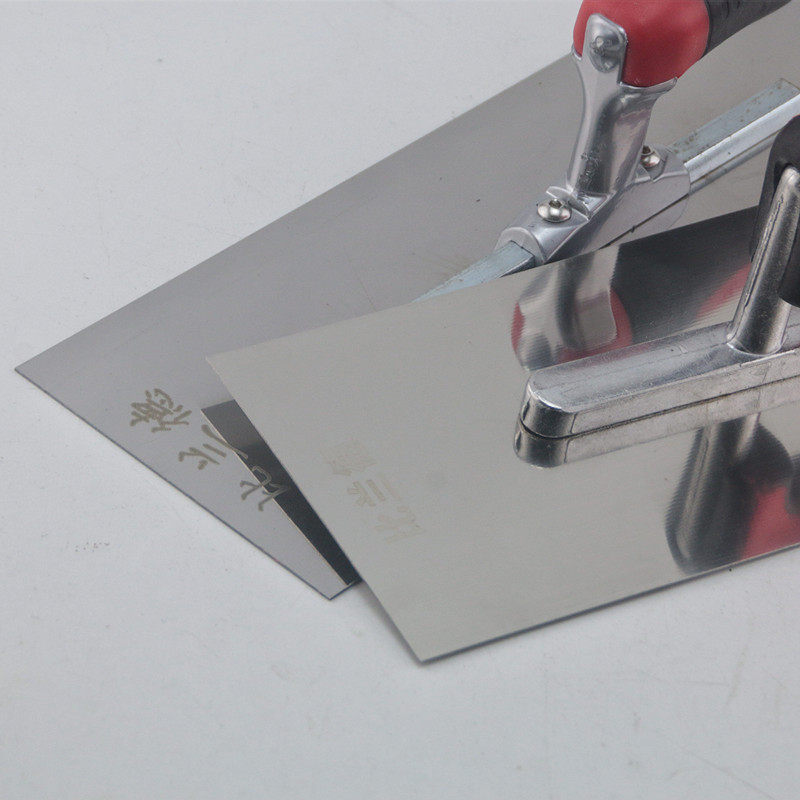 Glue-Handled Stainless Steel Trowel - Wall Knife Plastering Tool Set