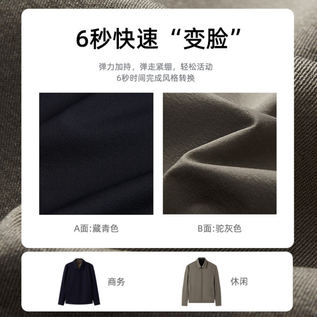 Youngor official lapel executive jacket autumn and winter business ...