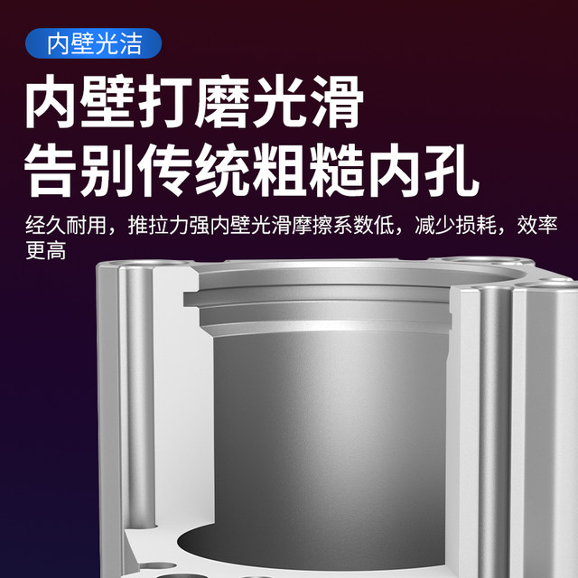 小型气动薄型气缸CDQ2B-CQ2B20/25/32/40/50/63-15-20-30-50DM