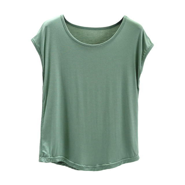 Modal sleeveless top for women summer loose thin round neck inner ...