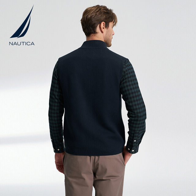 NAUTICA/Nuo Dika Men's Autumn and Winter Basic Cotton Blending Soft ...