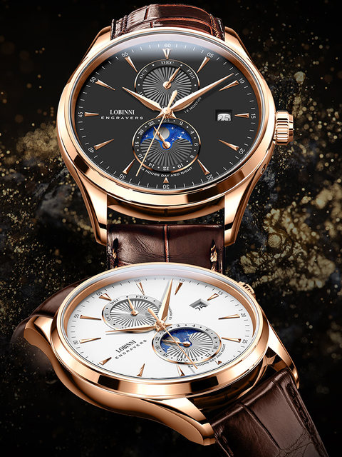 Robin Ni Yue Shi series watches men's fully automatic mechanical ...