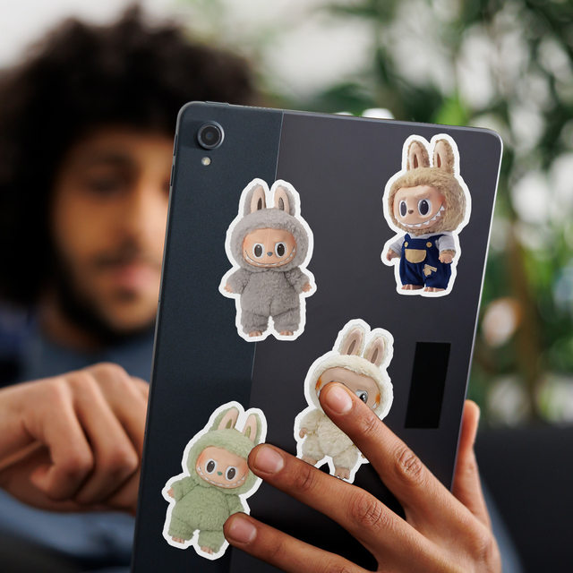 50 cartoon Labu cloth lovely creative stickers notebook mobile phones ...