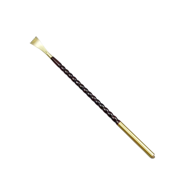 Copper-head sandalwood itchy old man scratching target target back ...