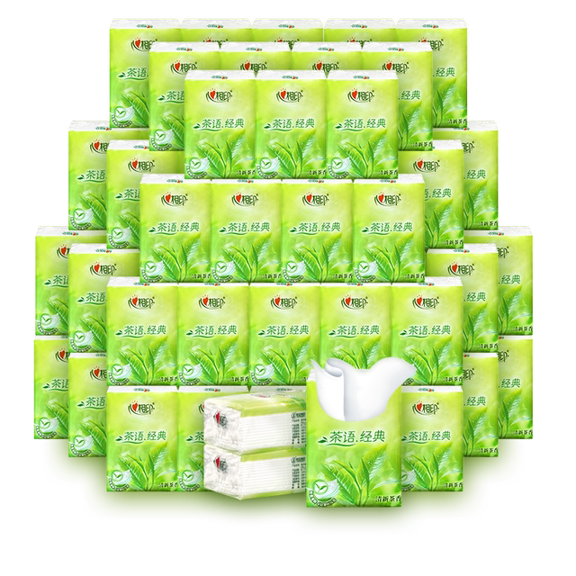 Heart-to-heart handkerchief paper small package paper towel portable ...
