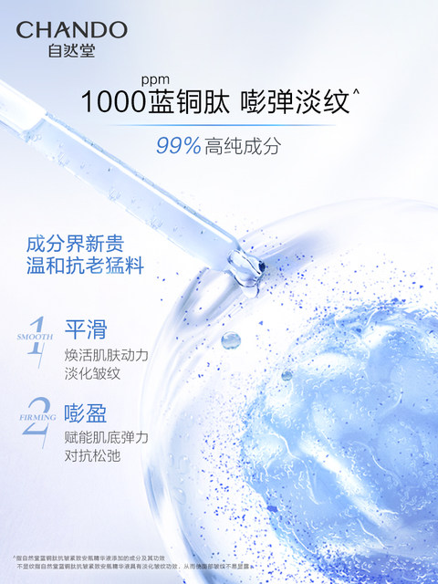 Chando Blue Copper Peptide Anti-Wrinkle Firming Ampoule Mask 10 pieces ...