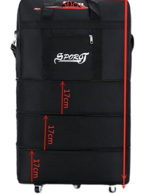 Waterproof folding aviation checked bag travel bag large capacity ...