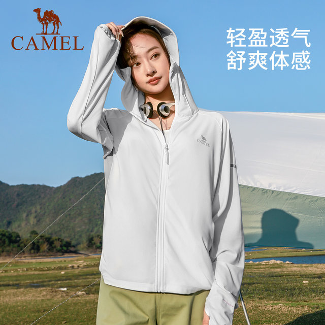 Camel official women's clothing sunscreen jacket summer outdoor anti ...