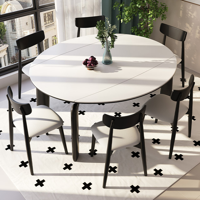 Xinbaili slate dining table for home use 2024 new small apartment ...