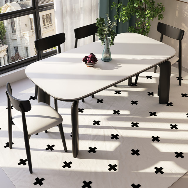 Xinbaili slate dining table for home use 2024 new small apartment ...