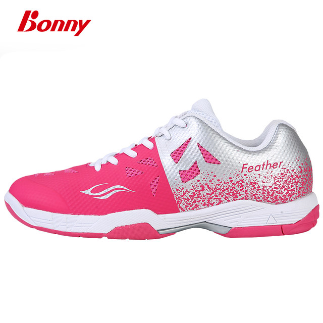 Bonny/Boli Light Feather 033 white and blue professional badminton ...