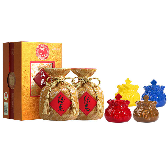 [Jiugui Official Flagship Direct Sales] 52 Degree Huangtan 468mL*2 ...