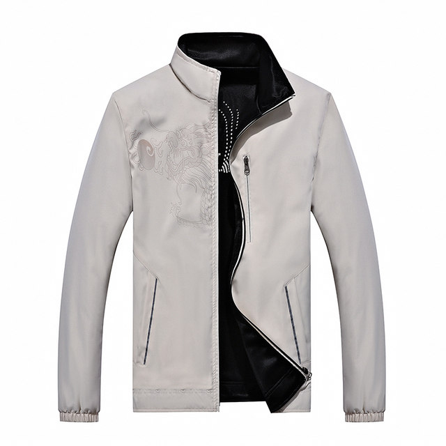 Double -sided men's jacket casual jacket spring autumn youth large size ...