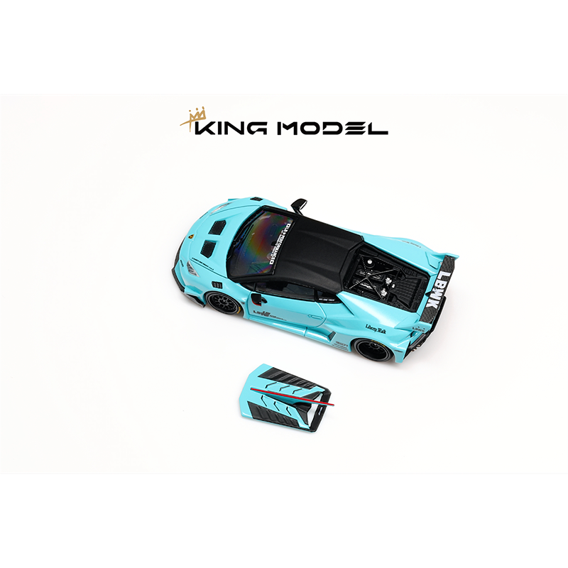 KING MODEL 1:64 KM Lamborghini Huracan LBWK wide body alloy car model ...