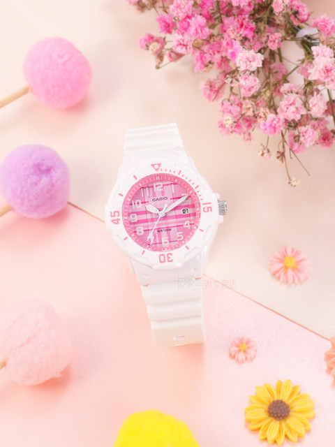 Casio children's watch primary school student ocean heart cherry ...