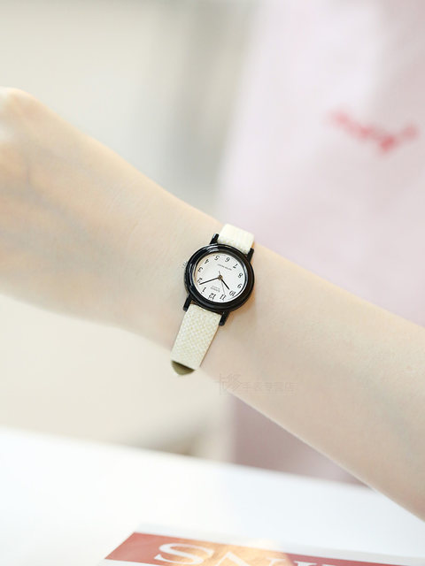 Casio Casio Watch Female MINI Circular Watch Purple Senior High School ...