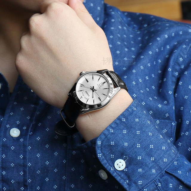 Fashion Casio Casio Watch Men's Blue Steel Non-Mechanical Quartz Men's ...