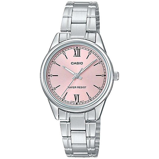 New temperament Casio brand watch female student cherry blossom powder ...