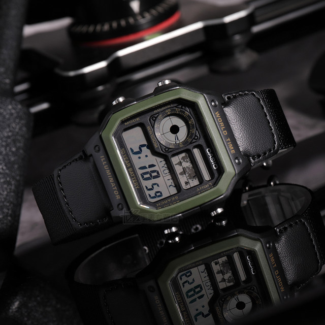 CASIO small square watch sports swimming watch square electronic watch ...