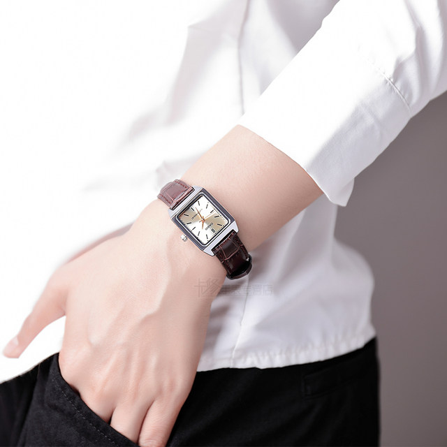 Japanese Casio net red small square watch female casio classic retro ...
