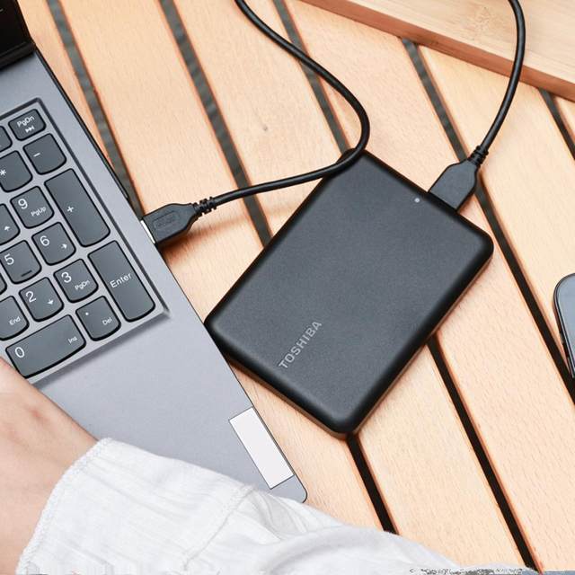 Toshiba mobile hard drive 1t small black a5 high-speed external Apple ...