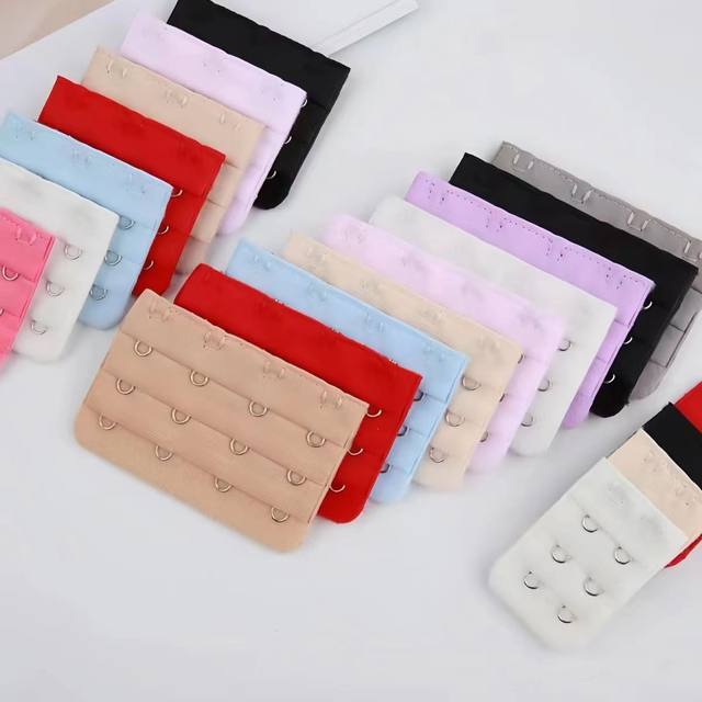 Seamless three-breasted bra extension buckle underwear stainless steel ...