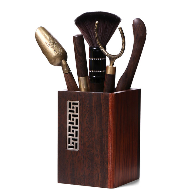 Tea clamp bamboo tea cup tea clamp wooden tweezers tea making tools tea ...