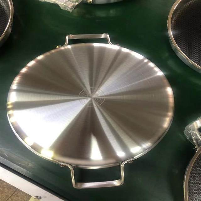 316 stainless steel large double ears 34cm flat bottom non-stick frying ...