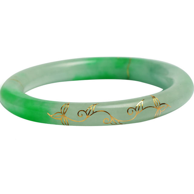 Broken jade bracelet repair and repair emerald bracelet cracks fracture ...