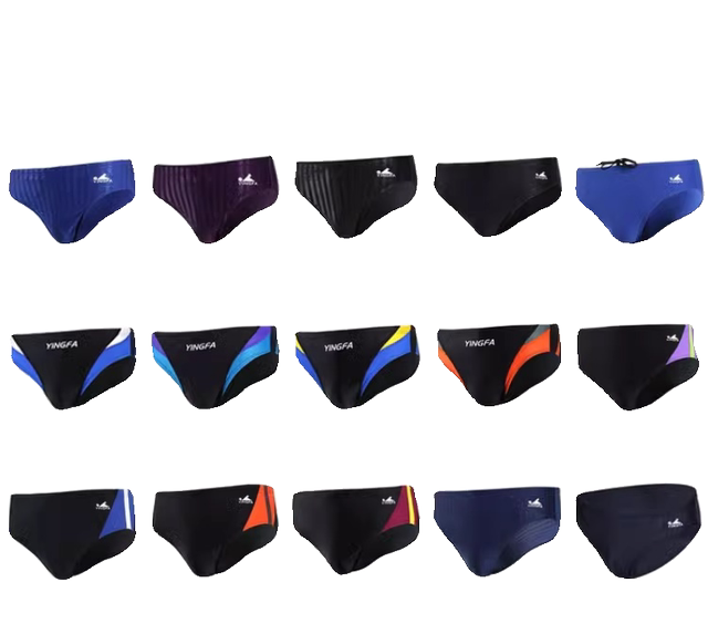 Yingfa children's swimming trunks triangle professional training quick ...