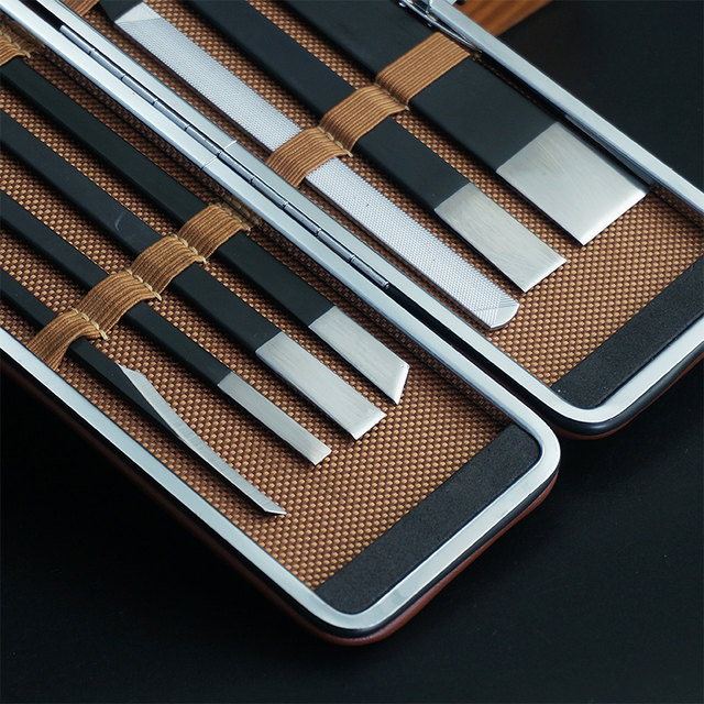 Pedicure knife set Yangzhou three-knife gray nail professional pedicure ...