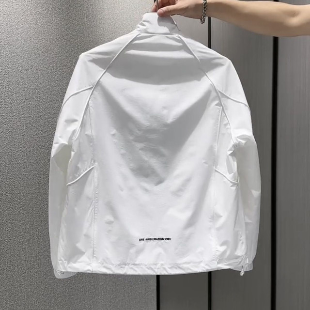 New Style Jacket with Stand Collar for Men, 2025 Spring Casual Jacket ...